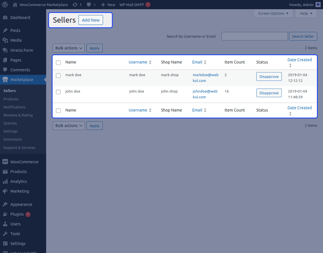 WordPress WooCommerce Multi Vendor Marketplace Plugin by webkul | CodeCanyon